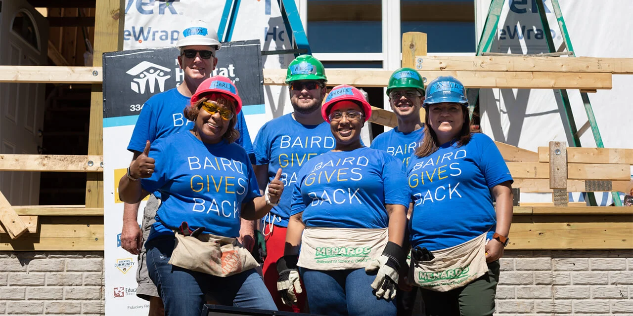 Baird Advisors Partners with Habitat for Humanity to Serve Milwaukee ...